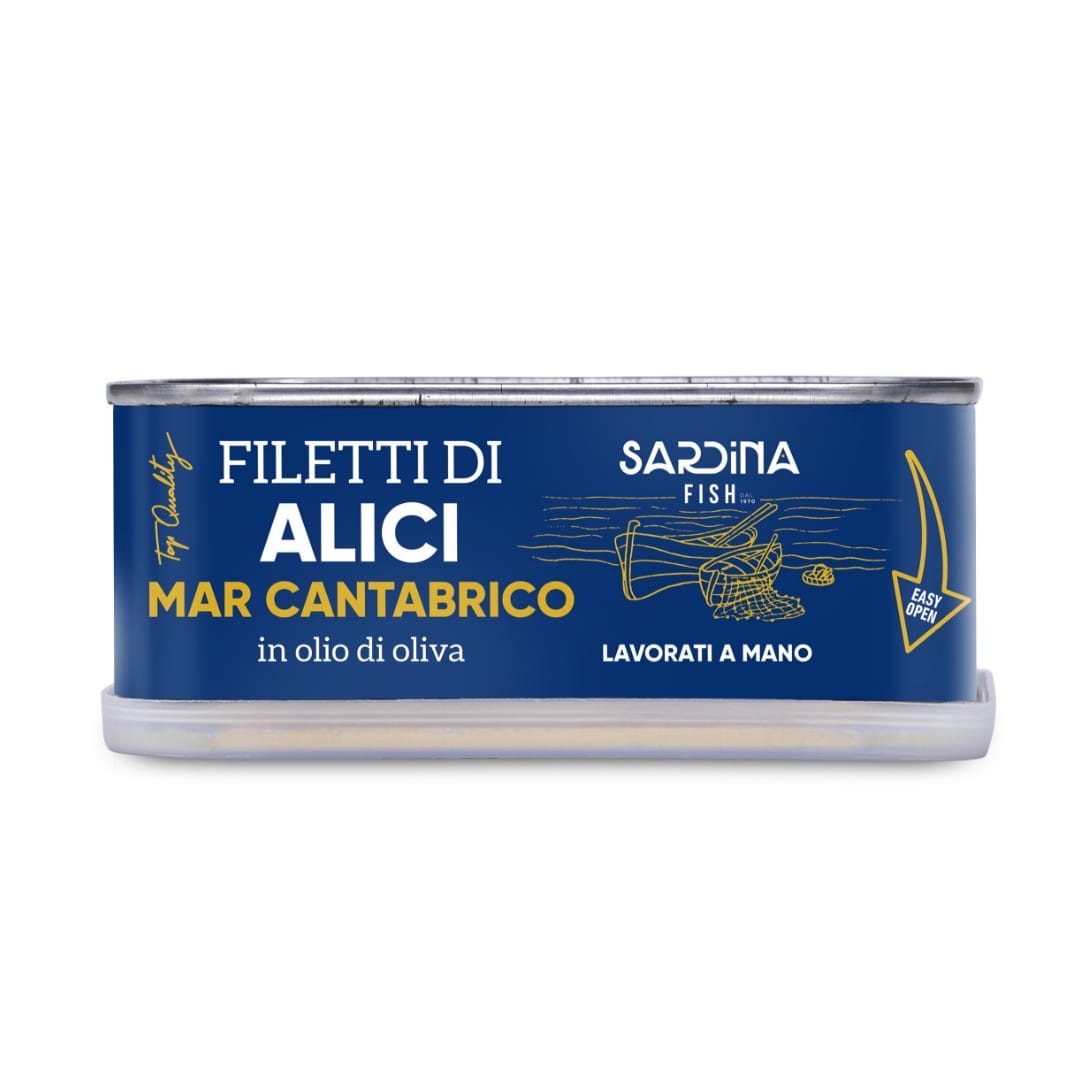 350g Latta - Filetti di Alici in Olio di Oliva - Mar Cantabrico ...